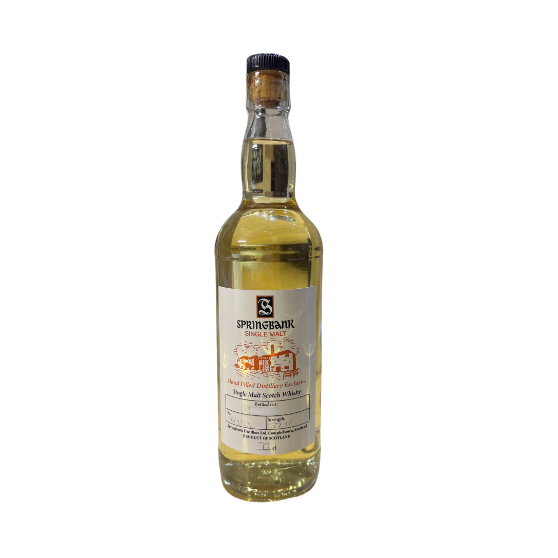 Three Musketeers Alcohol and Liquor Delivery (3MK): Springbank Hand Filled 700ml 57.1%