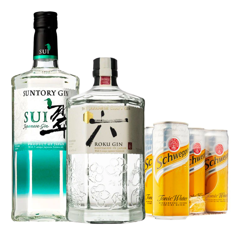 3MK Alcohol and Liquor Delivery: (Bundle) Roku Sui: 1*Roku + 1*Sui Gin ...