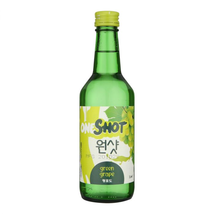 Oneshot Green Grape Soju 360ml (4/8/12/20)