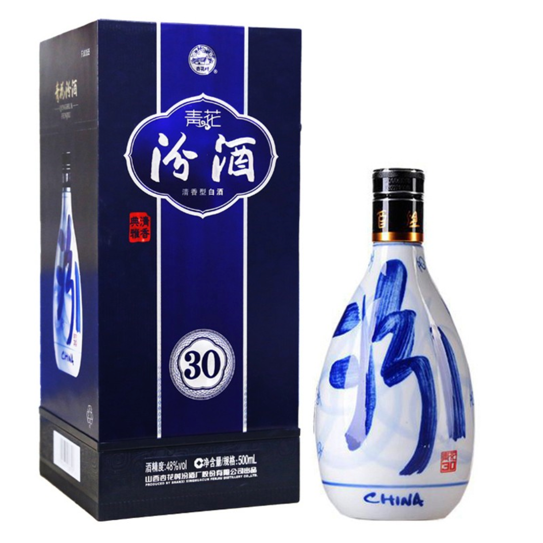 Three Musketeers Alcohol and Liquor Delivery (3MK): Fenjiu 汾酒 30年 500ml 48%