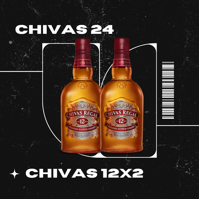 3MK Liquor Delivery: (Bundle) Chivas 24: Chivas 12*2